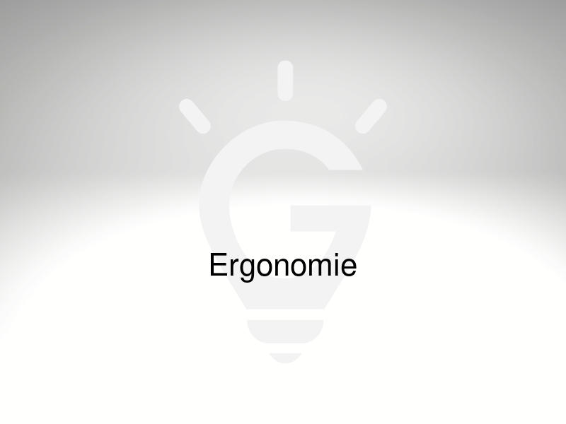 Ergonomie
